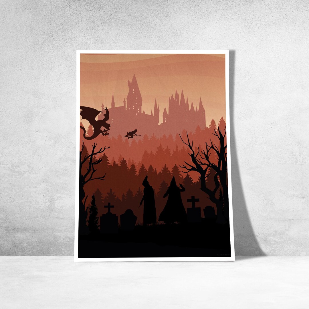 Harry Potter Inspired 4 – Goblet of Fire Inspired Decorative Poster ...