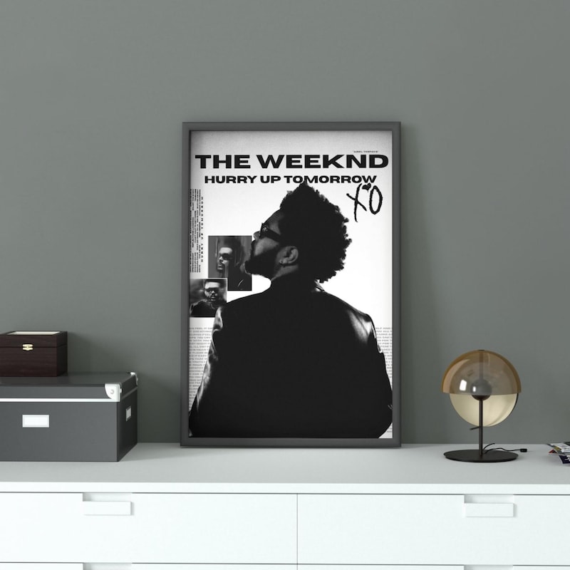 The Weeknd Modern Poster - Etsy UK
