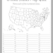 Interactive USA Map Quiz | Educational Printable Game | Fun Learning ...