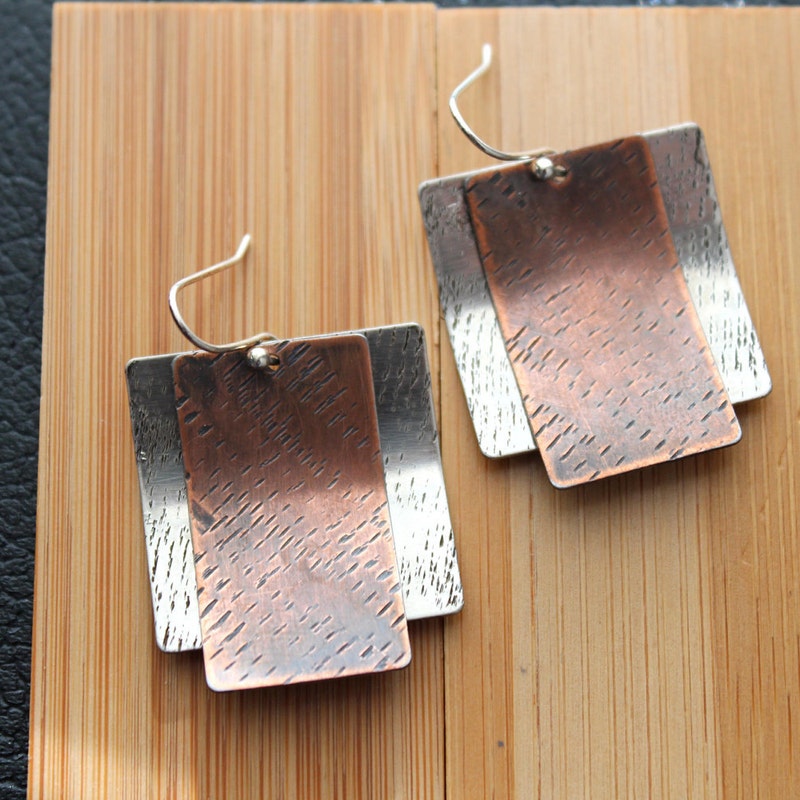 Metal Earrings - Etsy