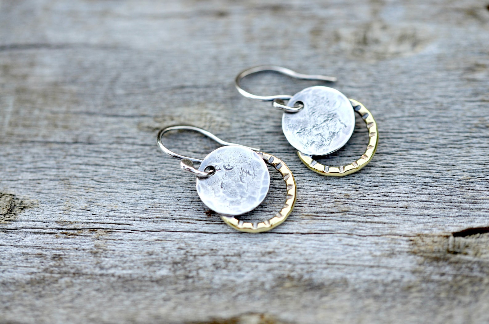 Handmade Sterling Silver Earrings Small Sterling Dangle - Etsy