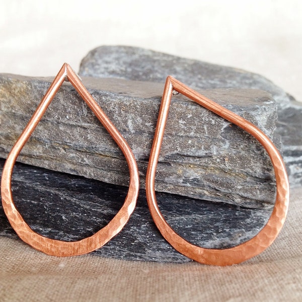 Copper Earrings - Etsy