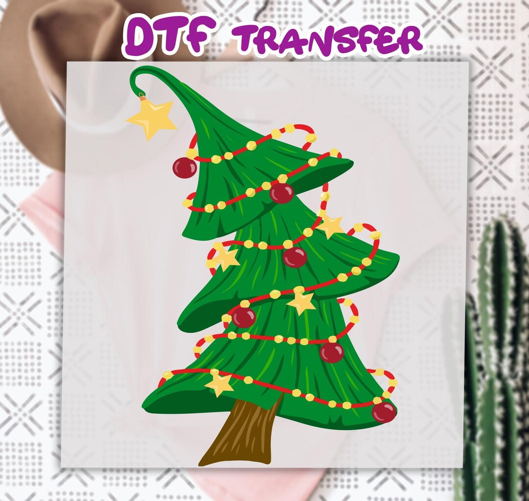 Whimsical Christmas DTF Transfers, Christmas Tree Dtf Gang Sheet ...