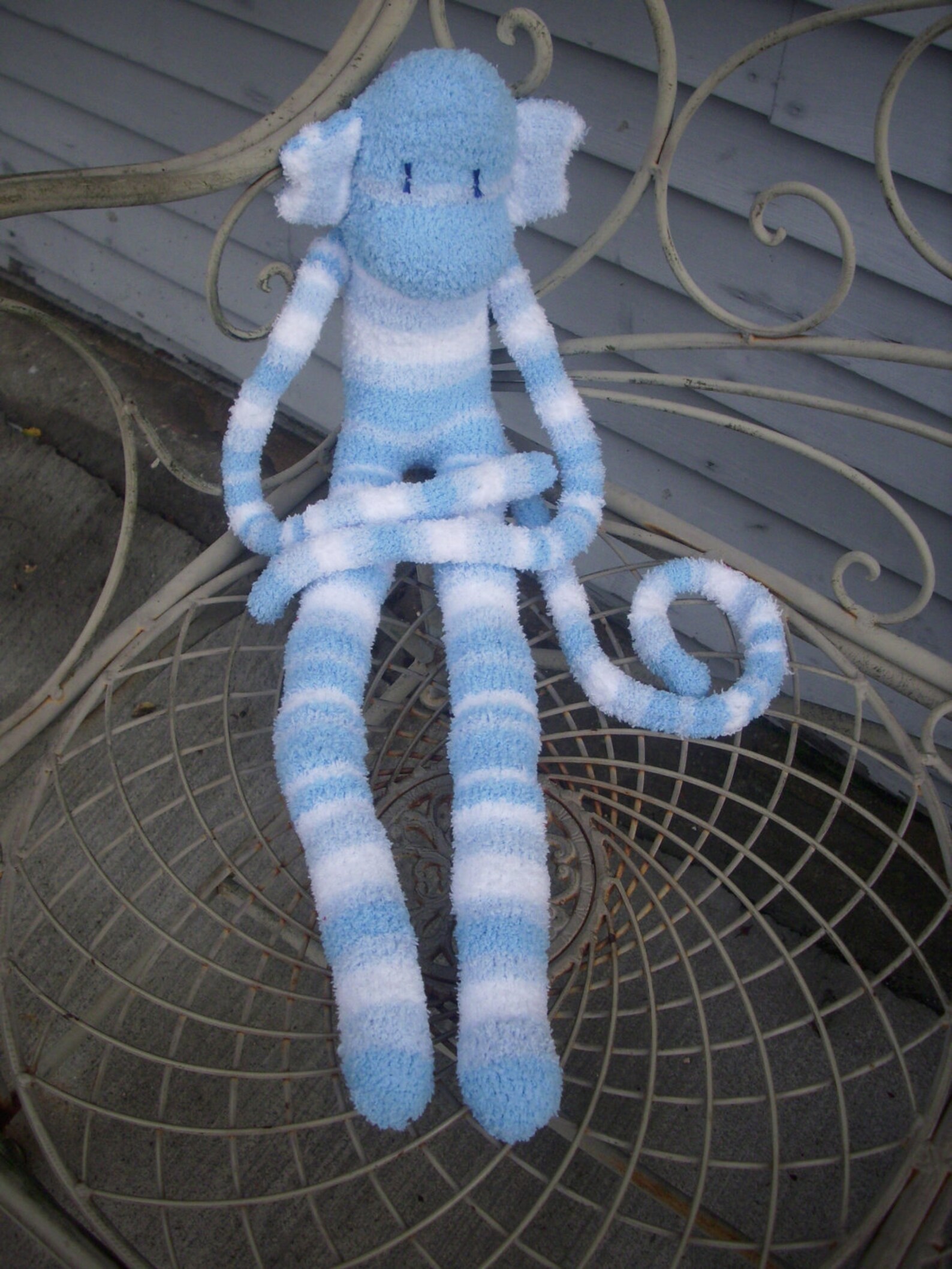 Long Legged Monkeys2go Handcrafted Sock Monkey Doll - Etsy