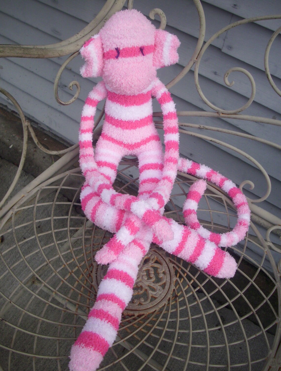 Long Legged Monkeys2go Handcrafted Sock Monkey Doll - Etsy