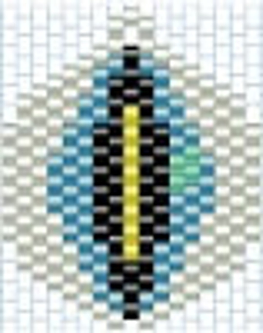 Dragon Eye Bead Pattern for Earringsor Charm - Etsy