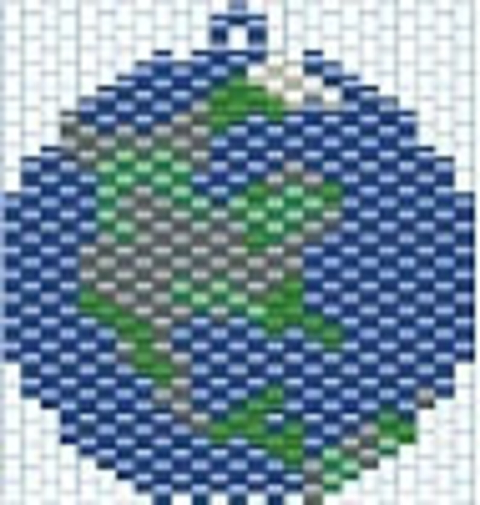 BEADING PATTERN Earth Earrings - Etsy
