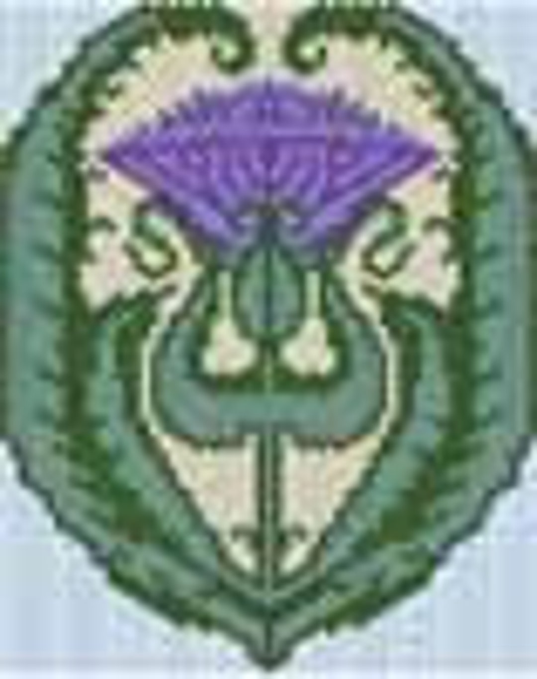 BEADING PATTERN Celtic Thistle Amulet Necklace. - Etsy