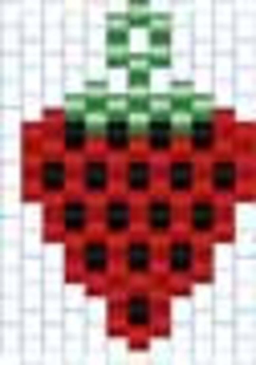 BEADING PATTERN Little Strawberry Earring or Phone Charm - Etsy