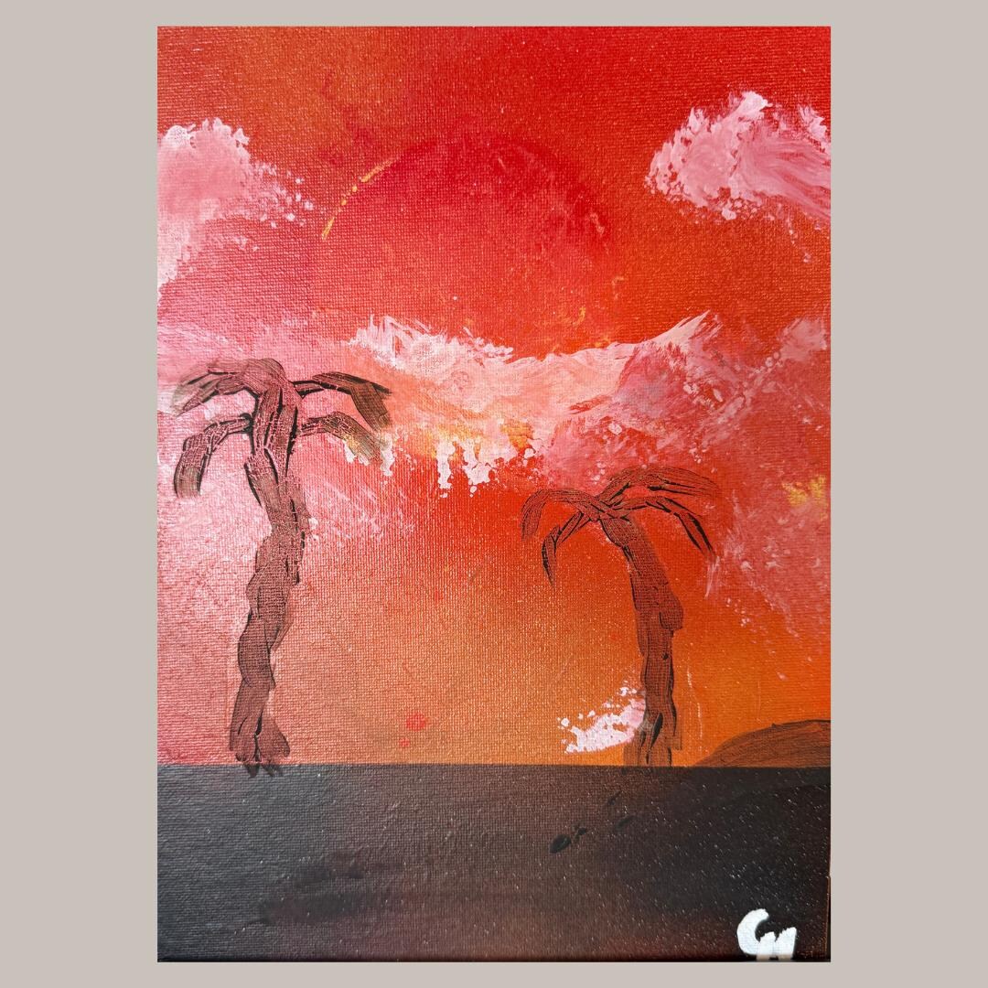 Carmel Beach Sunset - Spray Paint Art Original - Etsy