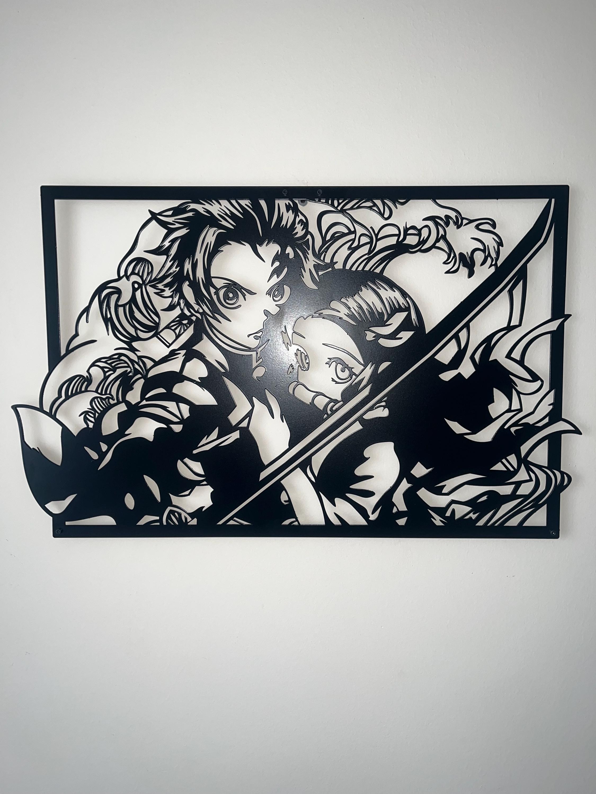 Anime Metal Wall Art - Etsy
