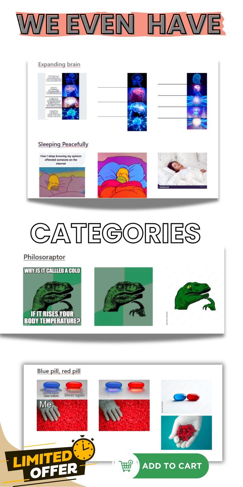 50 Memes Editable Templates in Notion , Copyright-safe Meme Generator ...