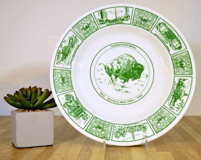 Buffalo China Sesquicentennial Plate Collectible History 1832-1982 ...