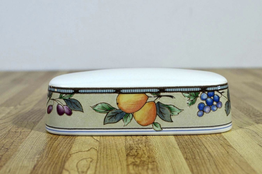 Mikasa Garden Harvest Covered Ceramic Butter Dish Lid ONLY Replacement ...