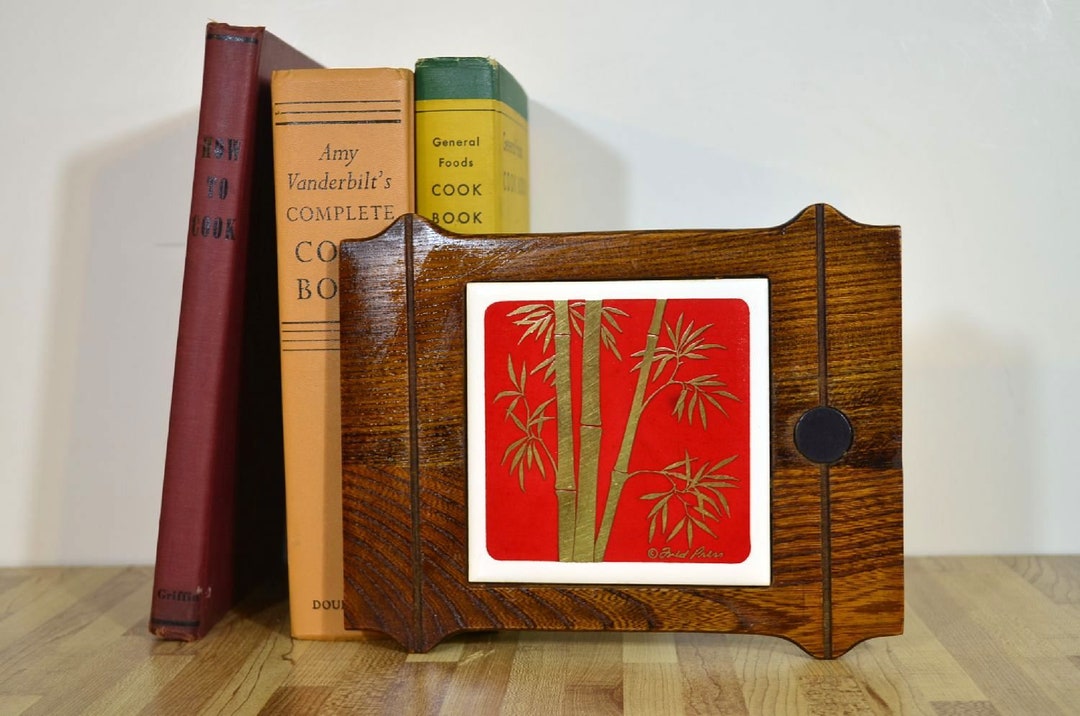 Fred Press Bamboo Ceramic Tile Cutting Board - Sere Wood Japan - Etsy