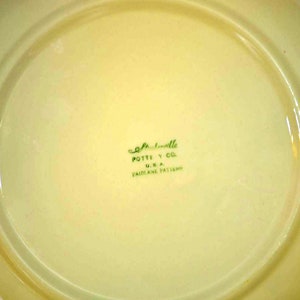 Vintage Steubenville Pottery Co. Fairlane Pattern Ceramic Dinner Plates ...