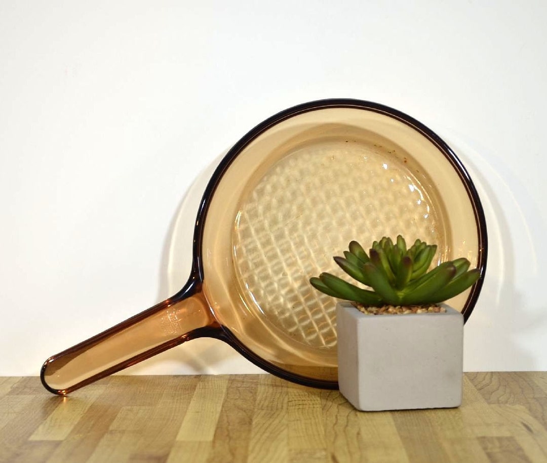 Vision Corning France 7 Inch Amber Small Frying Pan Skillet Visions ...