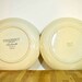 Vintage Steubenville Pottery Co. Fairlane Pattern Ceramic Dinner Plates ...
