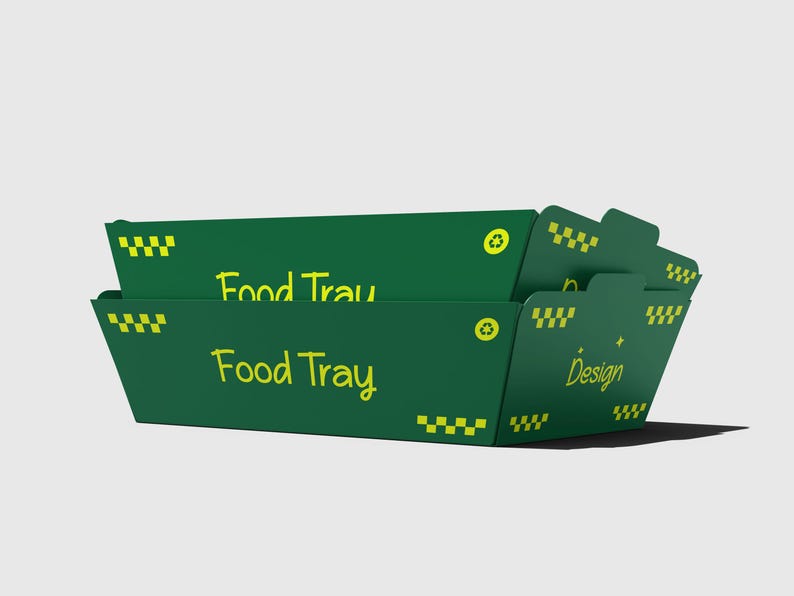 Custom Food Trays – 10 Pack | Personalized Eco-friendly Food Boxes ...