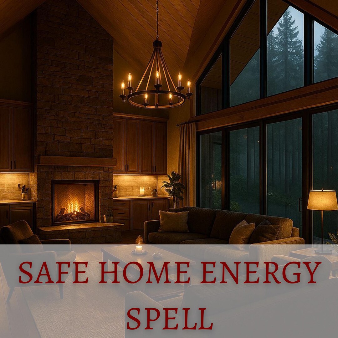 Safe Home Energy Spell – Peaceful Living Space Ritual - Etsy