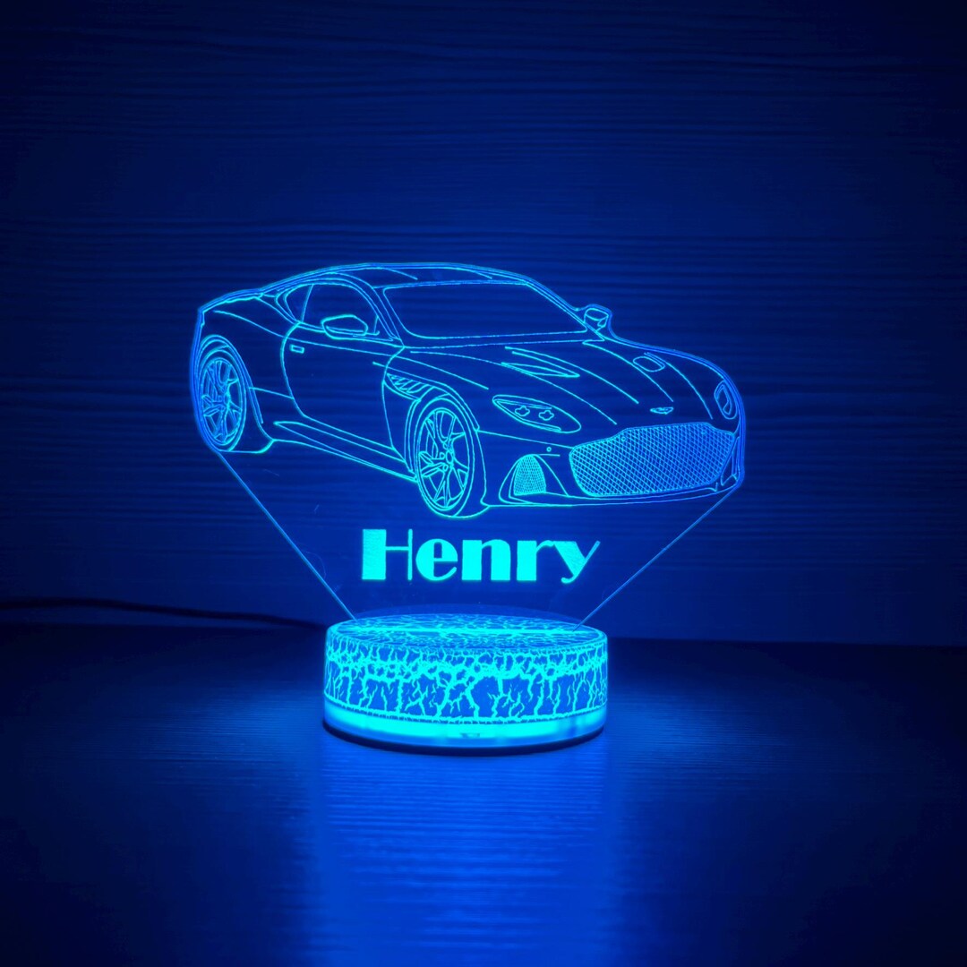 Aston Martin DBS Night Lamp Aston Martin Light Aston Martin Gift Shade ...