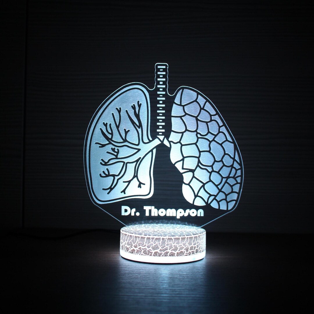 Gift for Pulmonologist 3D Lungs Light Lungs Led Lamp Lungs Gift Lungs ...
