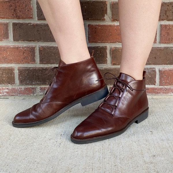 Italian Leather Booties - Etsy