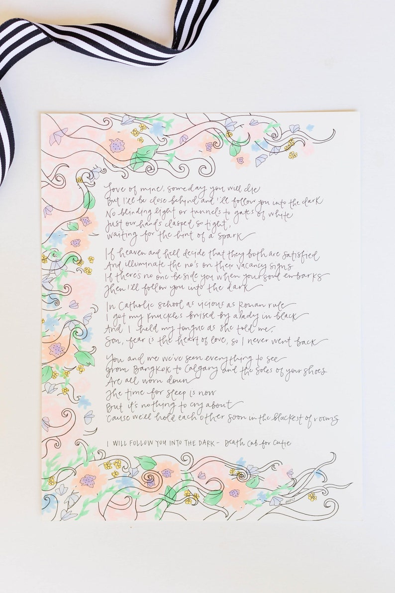 Custom Hand Lettering - Etsy