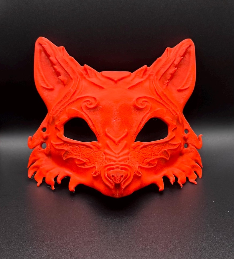 3D Printed Wolf Mask - Etsy