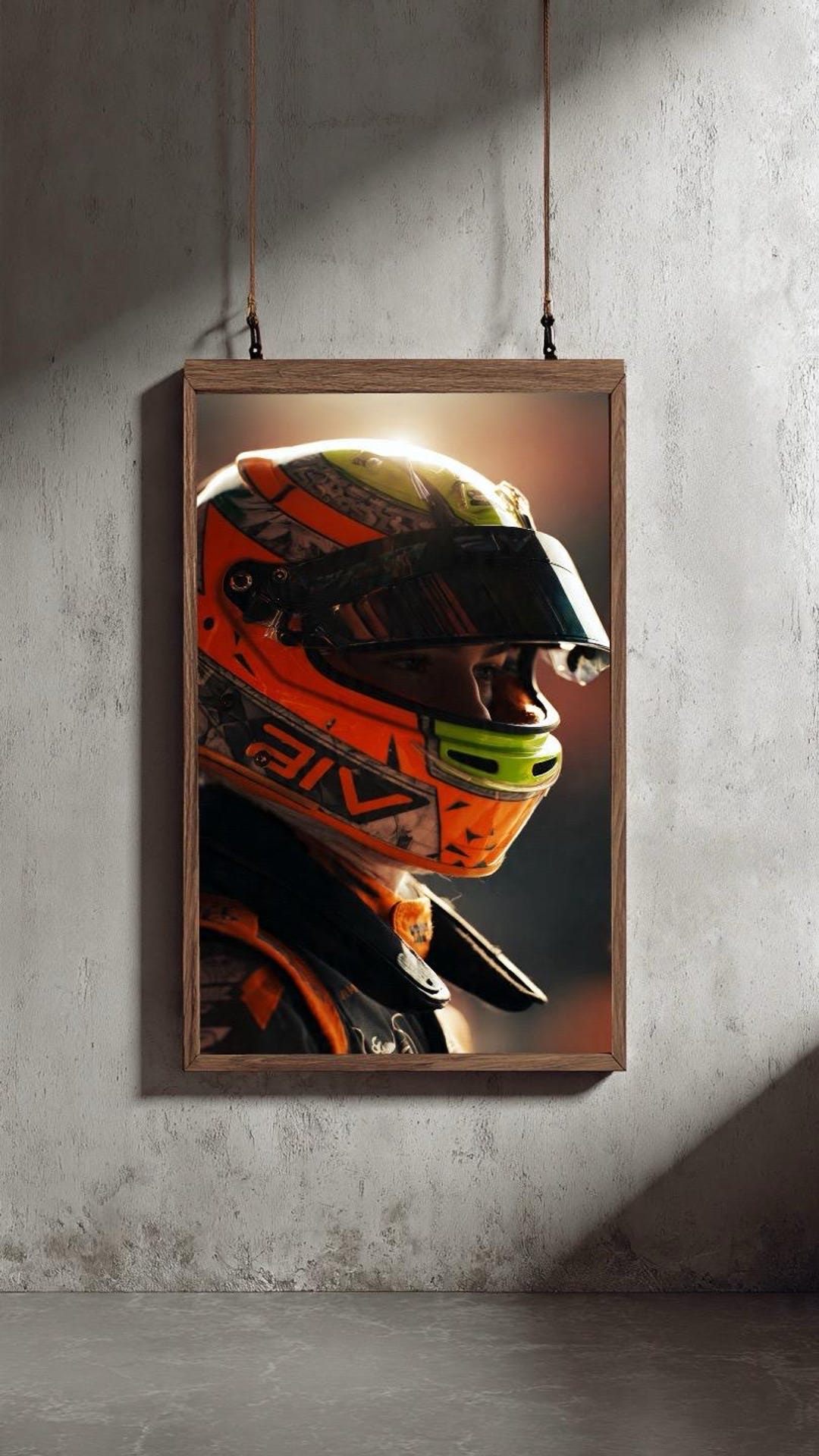 Lando Norris Poster Mclaren Car Print - Lando Norris Wall Art Birthday ...