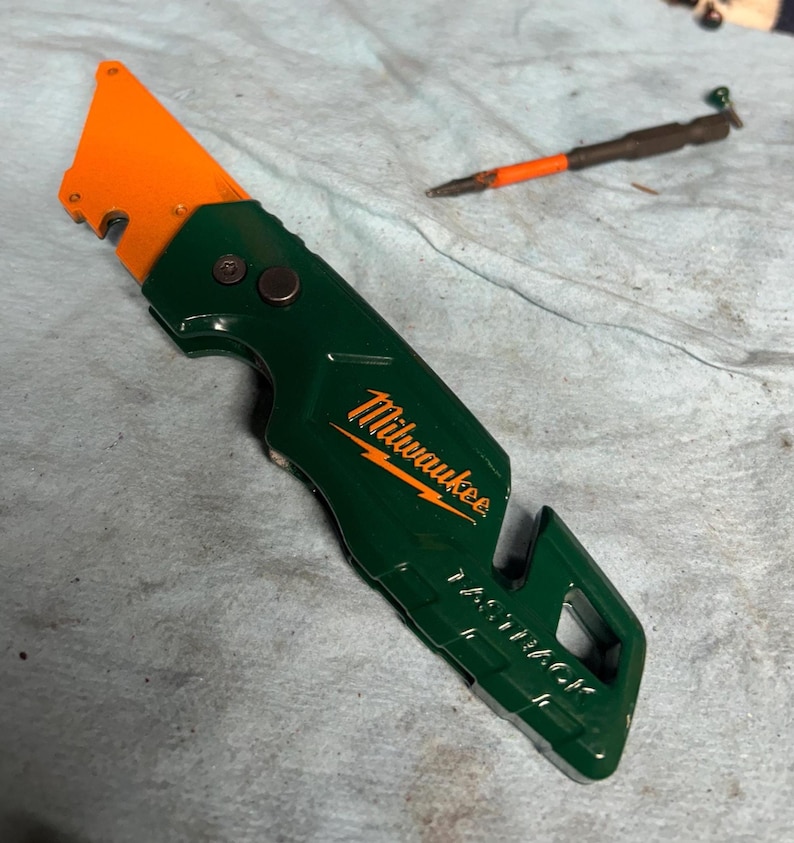 Milwaukee Fastback Custom Utility Knife - Etsy