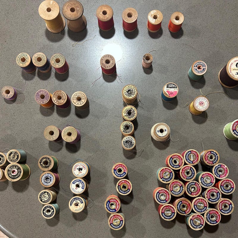 Old Thread Spools - Etsy