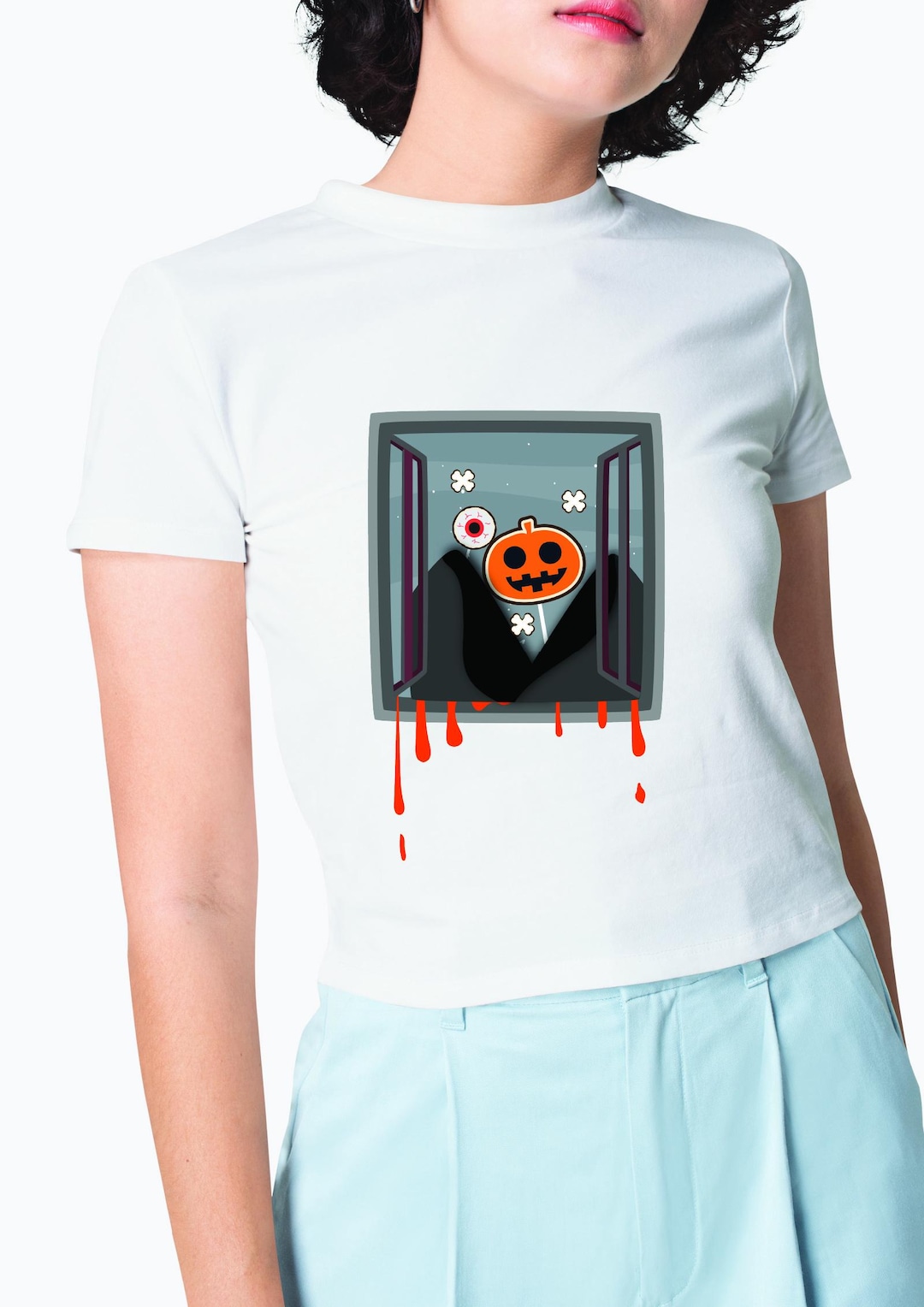 Scary Halloween Window Bloody - Etsy