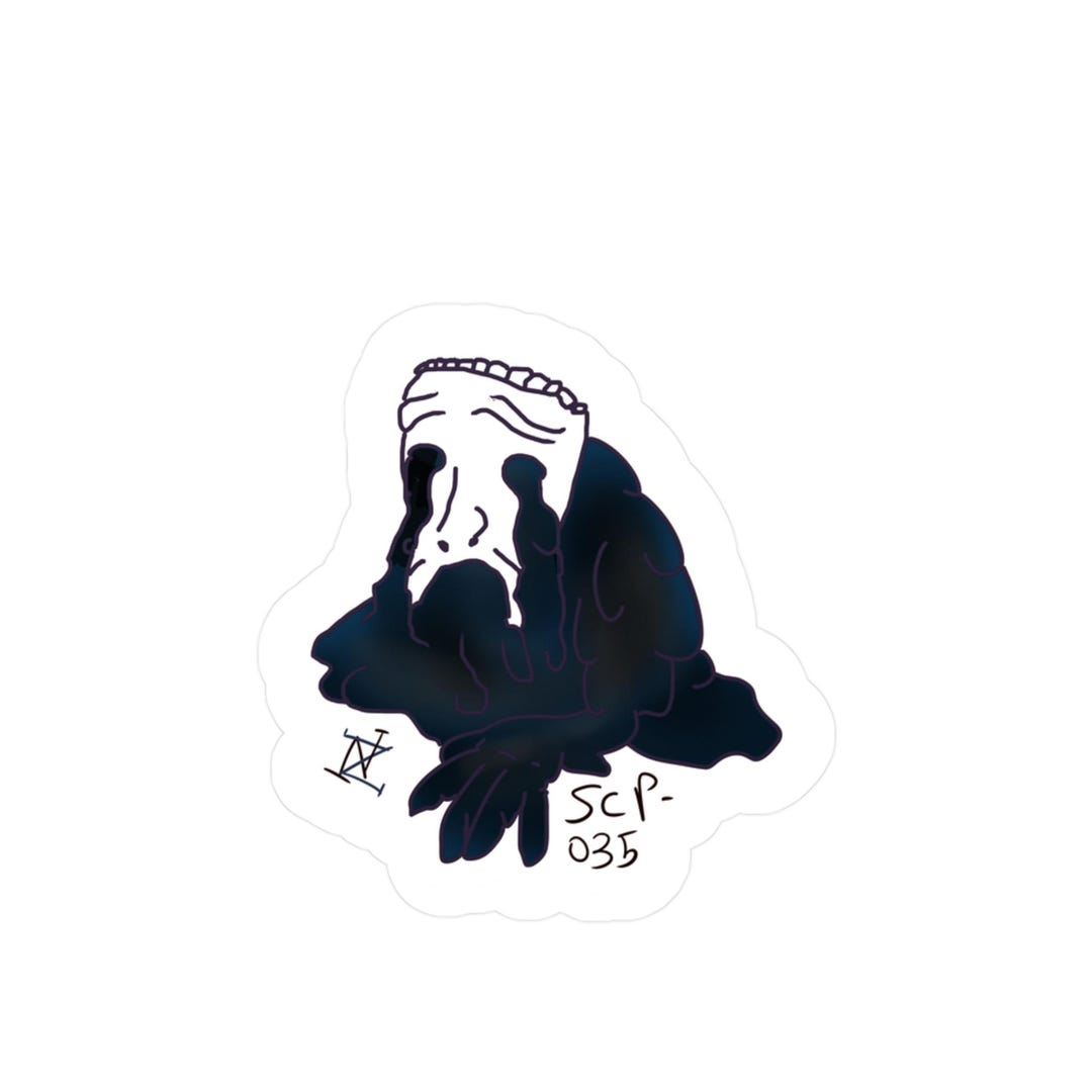 SCP-035 the Possessive Mask (tragedy) | Kiss-cut Vinyl Decal - Etsy