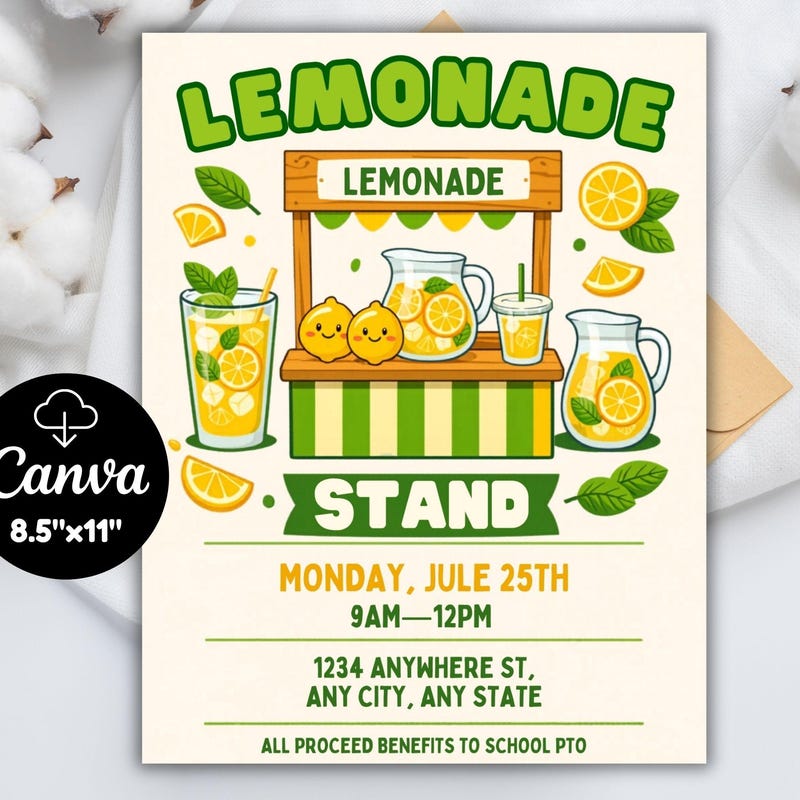Lemonade Stand Signs - Etsy