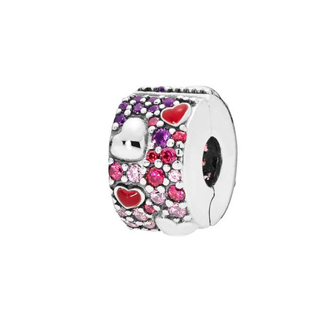 Pandora Charm Clip Asymmetric Heart of Love S925 Ale - Etsy