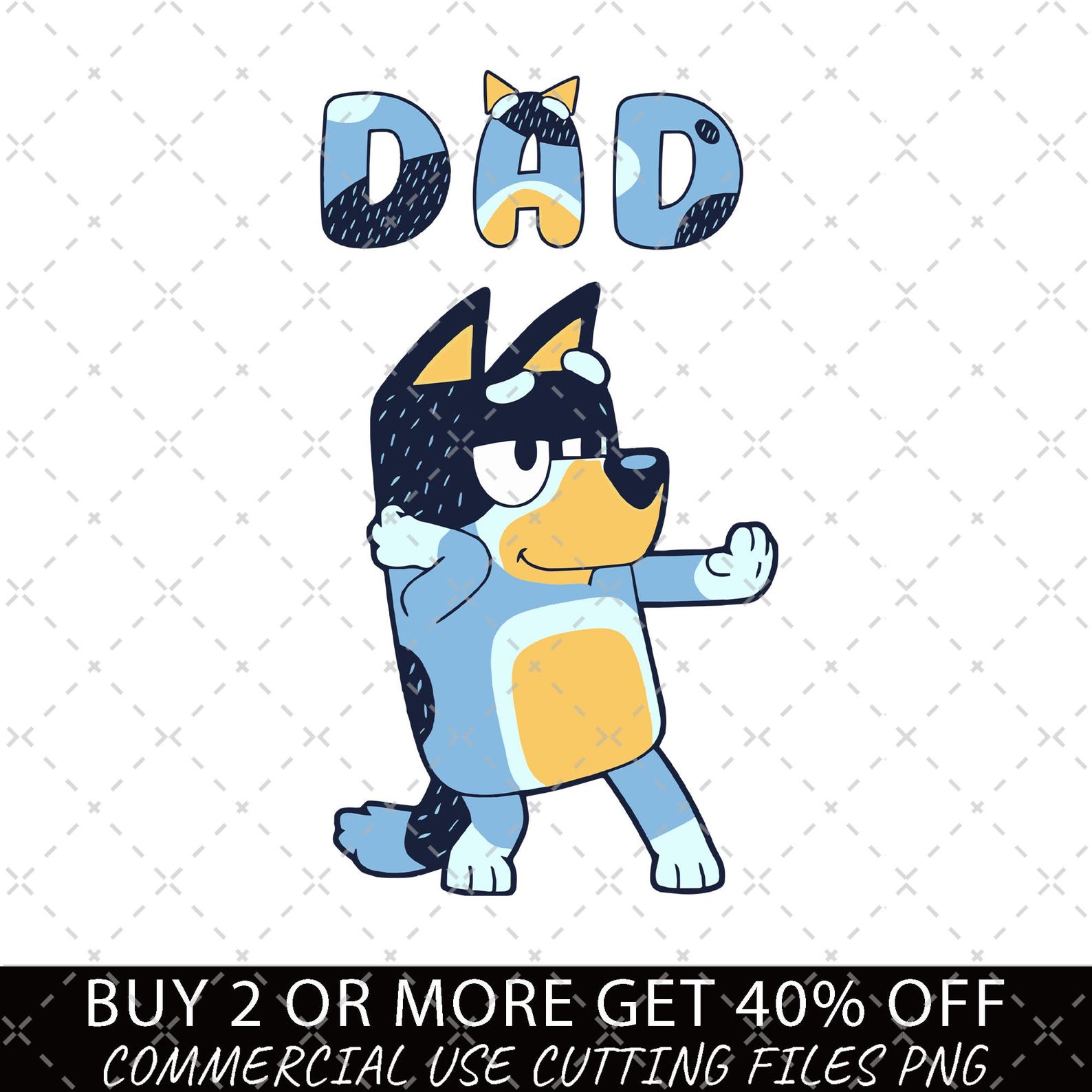 Bluey Best Dad Ever Png, Bluey Father's Day Png, Bluey Father Png ...