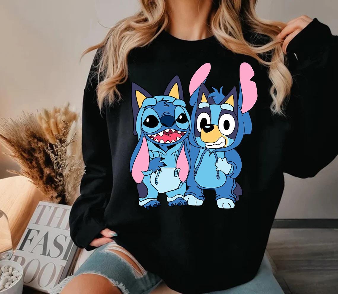 Bluey Stitch Cosplay SVG PNG, Bluey Cosplay Stitch, Stitch Cosplay ...