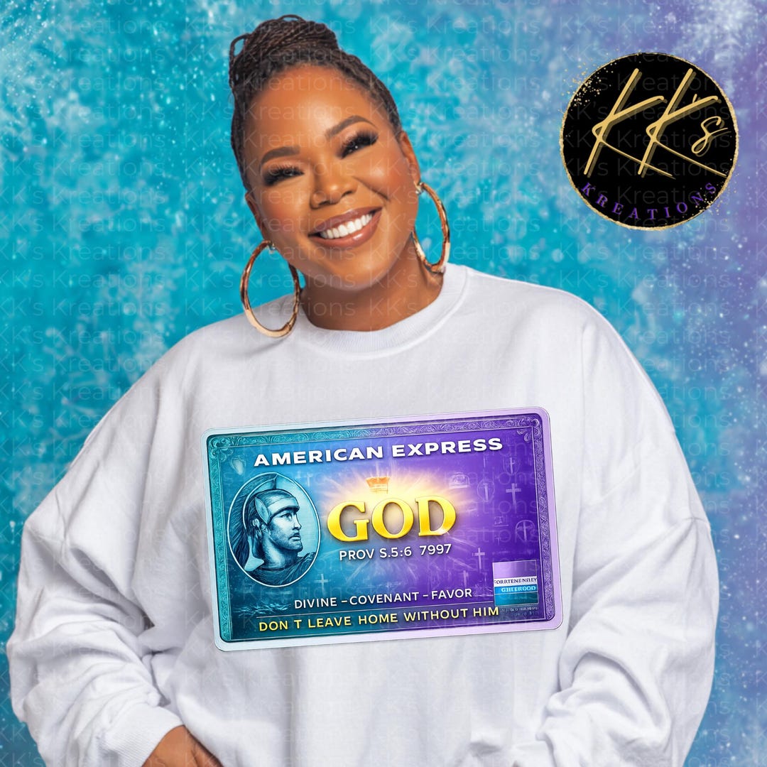 God American Express Style PNG • Christian Shirt Design (digital ...