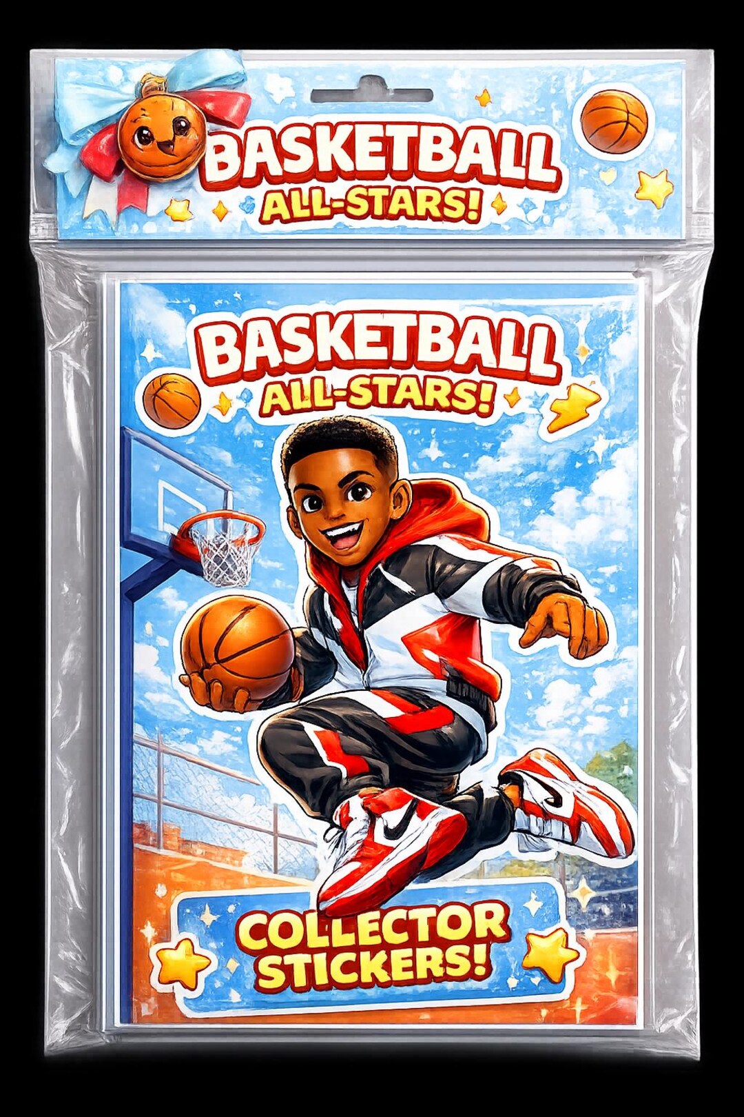 All Star Basketball Player Sticker Pack | Sports Ombre PNG (digital ...