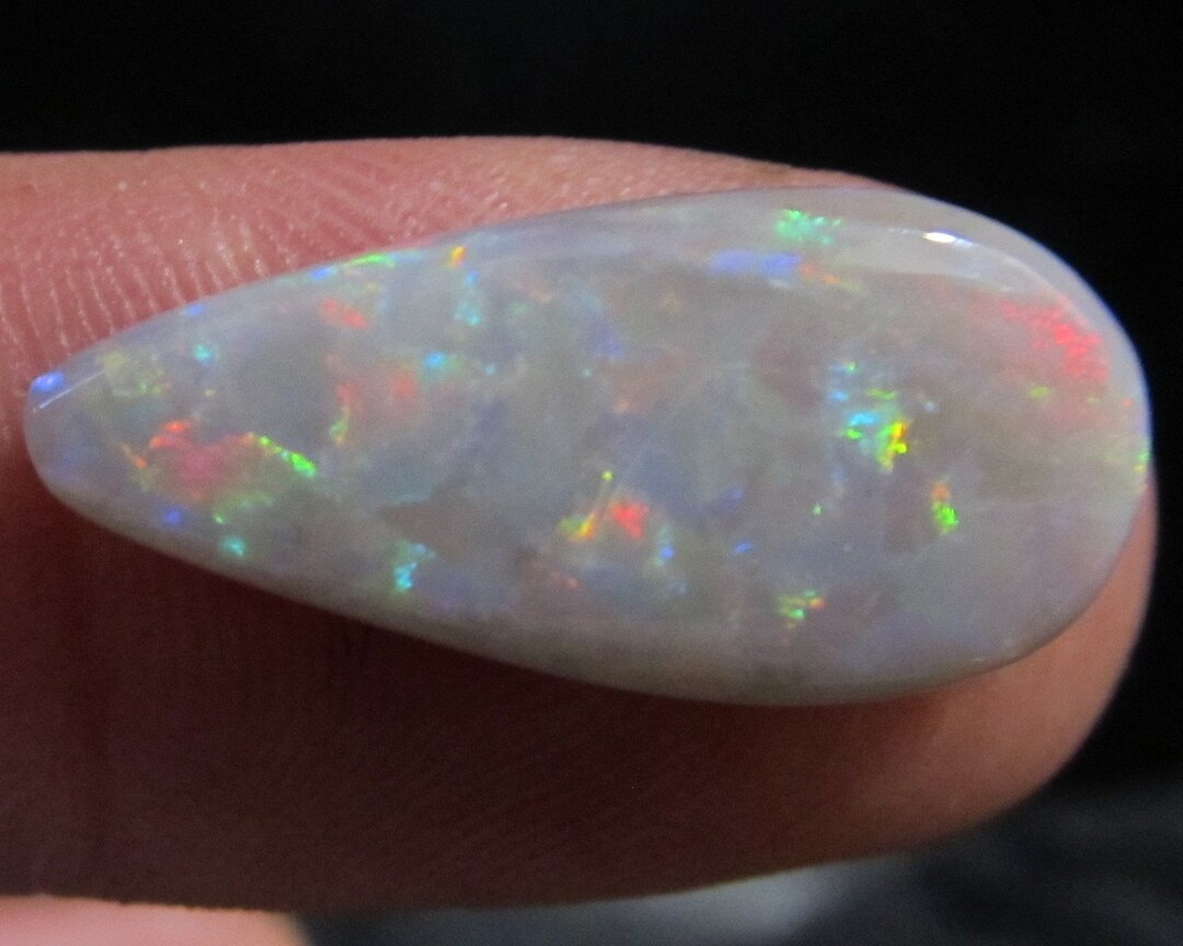 5.8 Ct. Australian Solid Opal - 23.5 X 11 Mm - Etsy