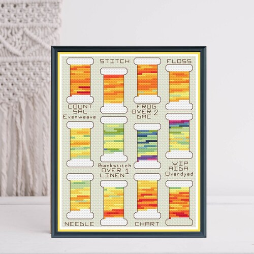Heart Bookshelf Daily Temperature Cross Stitch Chart. - Etsy