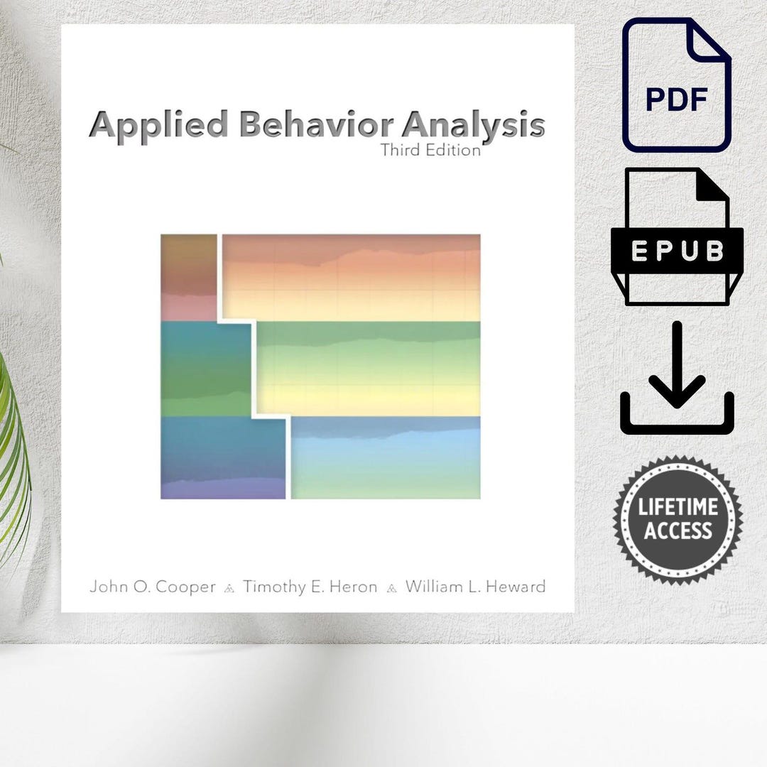 Applied Behavior Analysis 3rd Edition - Etsy