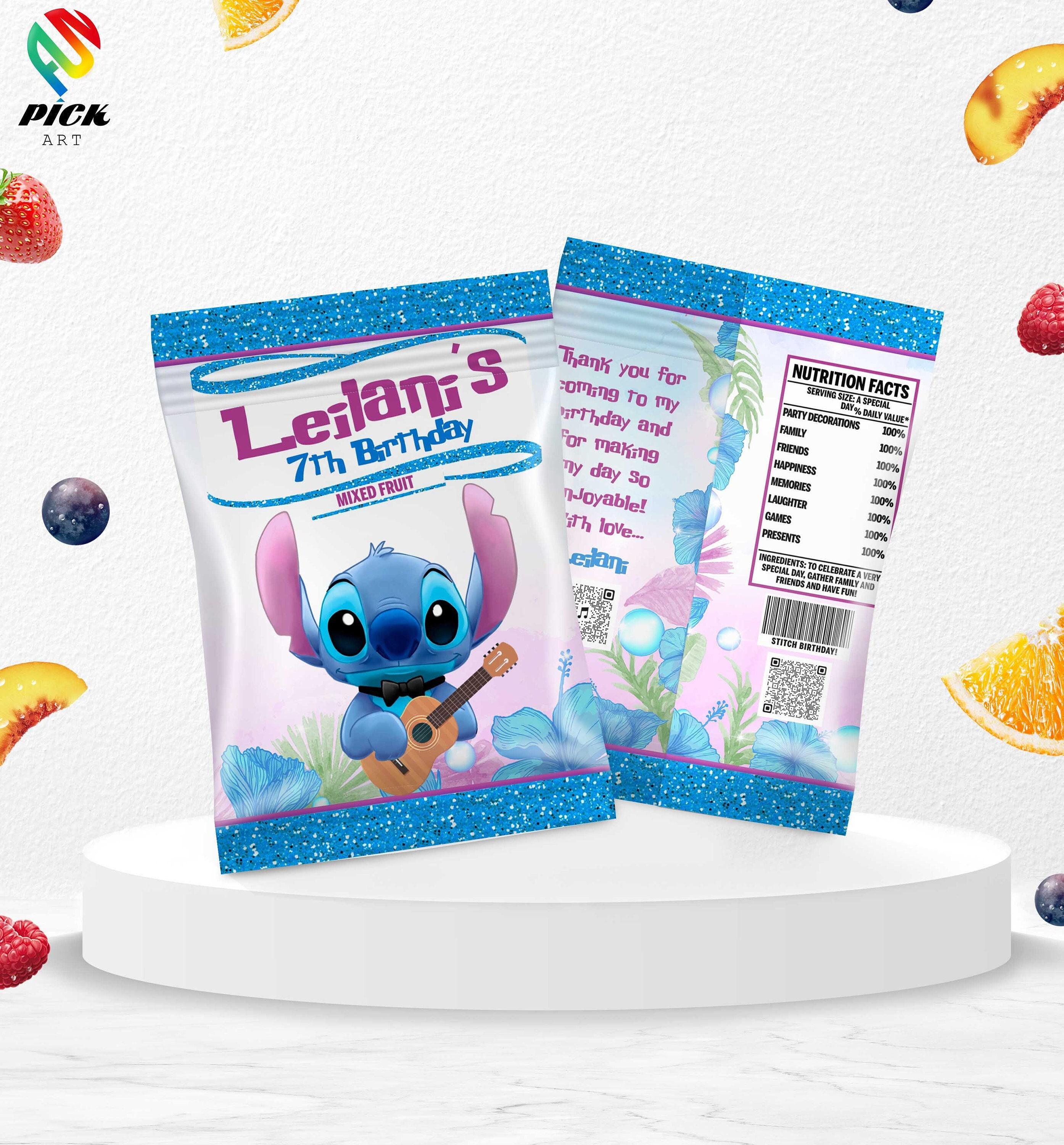Lilo and Stitch Fruit Snack Wrapper: DIY Party Favor (digital File ...