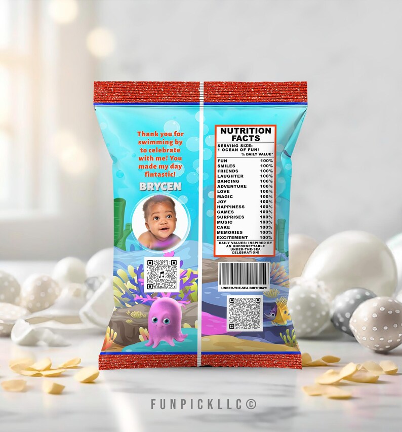 Finding Nemo Chip Bag Template: DIY Treat Label (digital Download ...