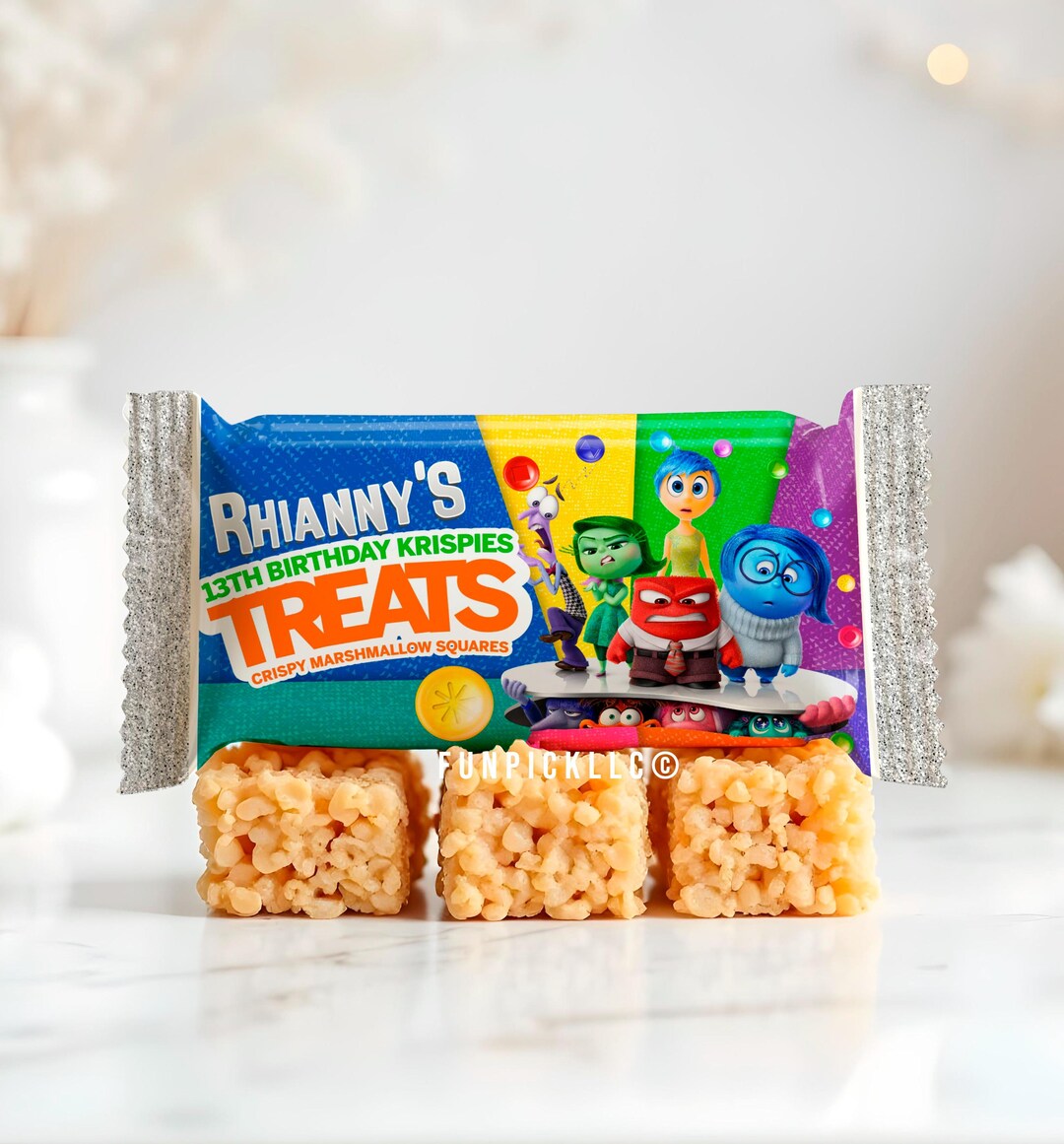 Inside Out 2 Rice Krispies Wrap: Emotions Bag Template (digital Download) – INS03 - Etsy