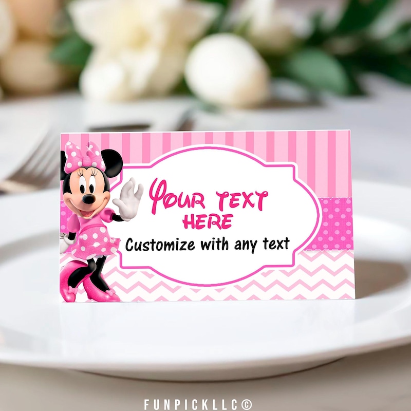 Minnie Food Labels - Etsy