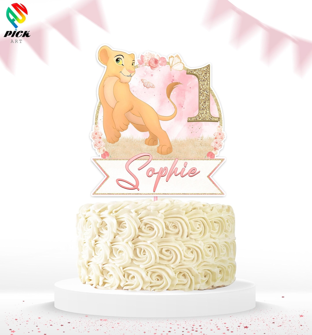 Lion King Birthday Cake Topper: Nala Cake Decor (digital Download ...
