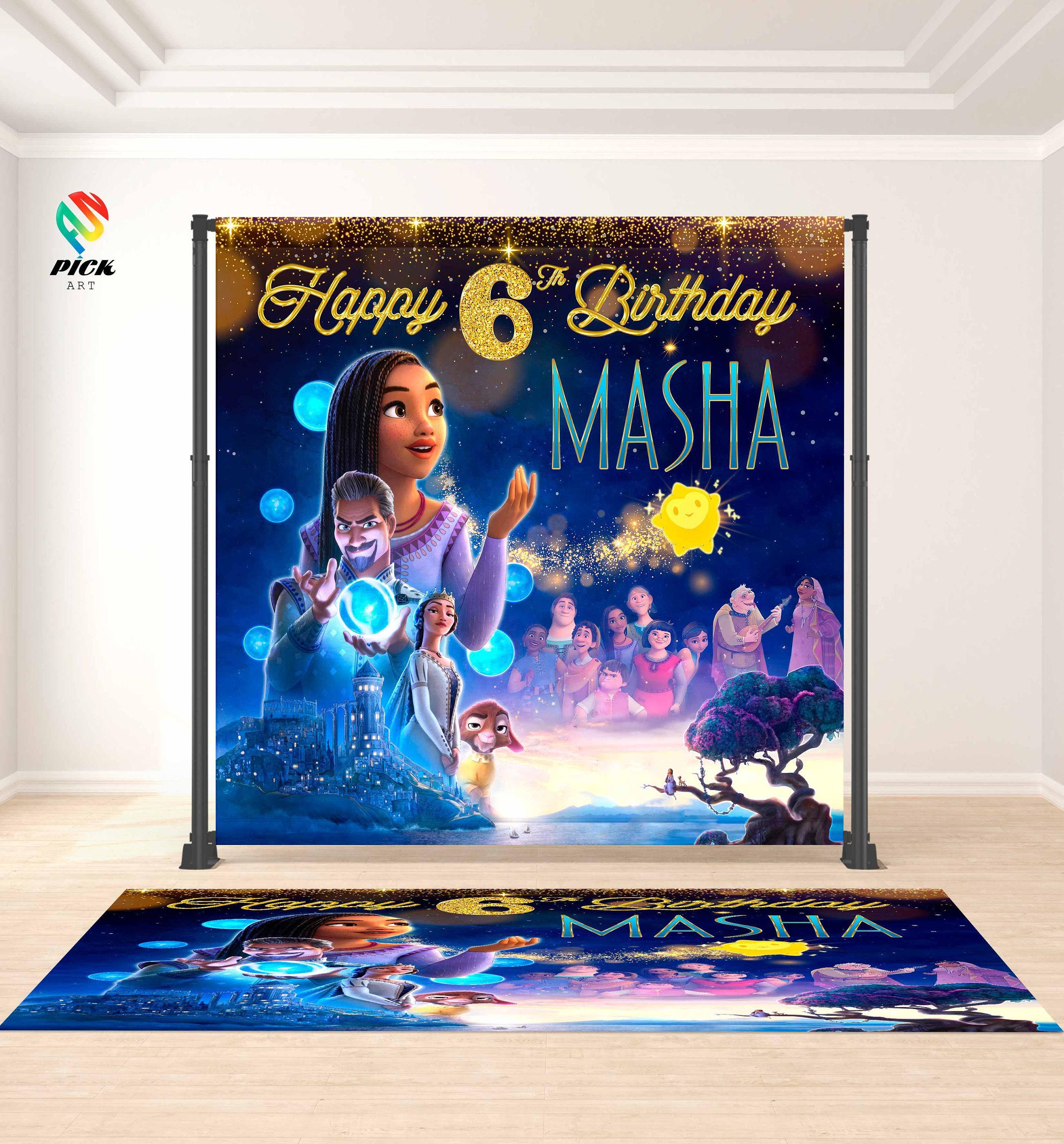 Wish Birthday Sublimation Design: Asha Birthday Girl Shirt (digital ...