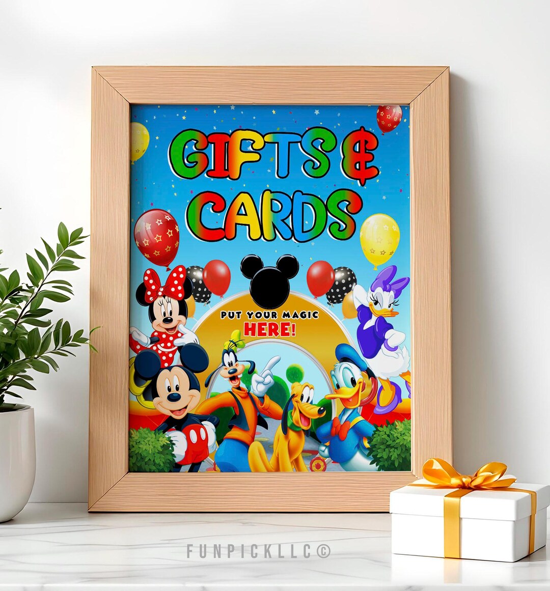 Mickey Mouse Gifts Poster: Mickey Club House Signage (digital Download ...